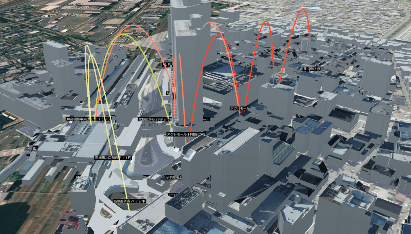 Wi-Fiパケットセンサーによる地点間移動のモニタリング | Use Case | PLATEAU [プラトー]