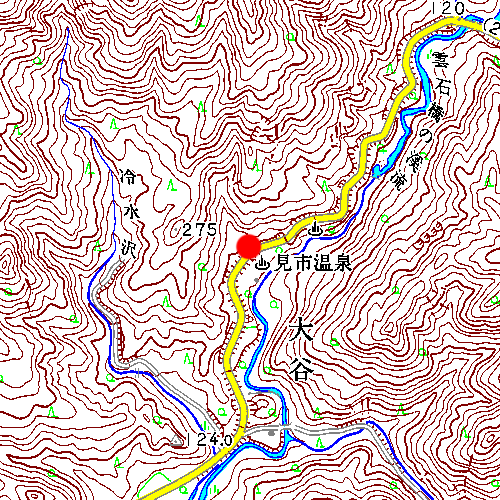 クロージャ等位置・二海郡八雲町熊石大谷町